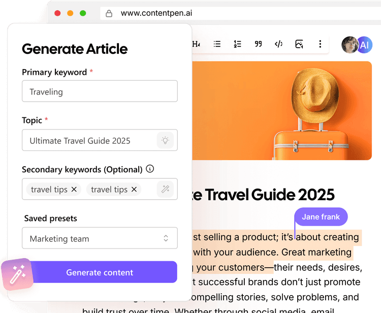 Free topic sentence generator - no signup needed!